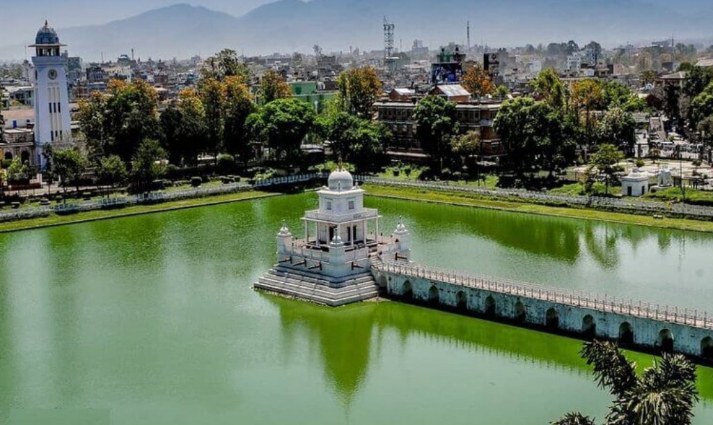 President Bhandari inaugurated historical pond of Nepal Ranipokhari ...